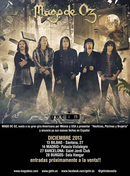 Mägo de Oz anuncia sus primeras fechas españolas | A ras de cielo
